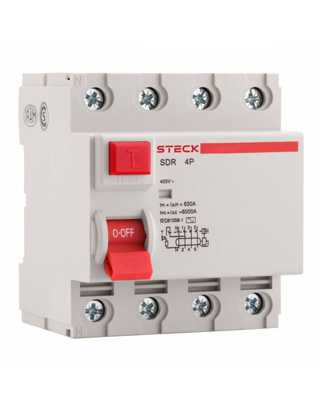 INTERRUPTOR DIFERENCIAL TETRAPOLAR 40A 30MA 400V