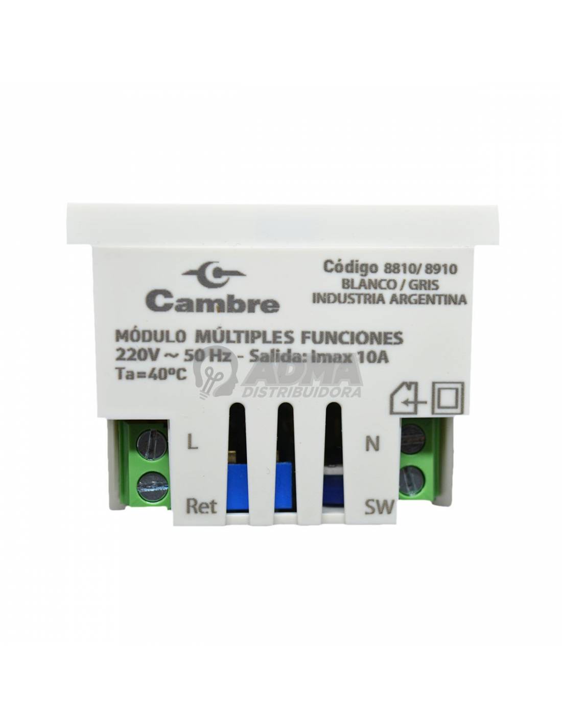 MODULO ELECTRONICO MULTIPLES FUNCIONES BLANCO CAMBRE