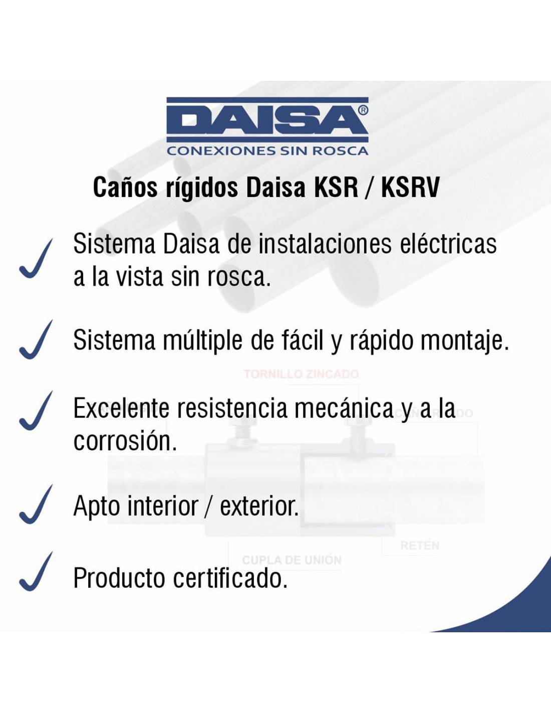 CAÑO GALVANIZADO LIVIANO 7/8 X 3 METROS DAISA