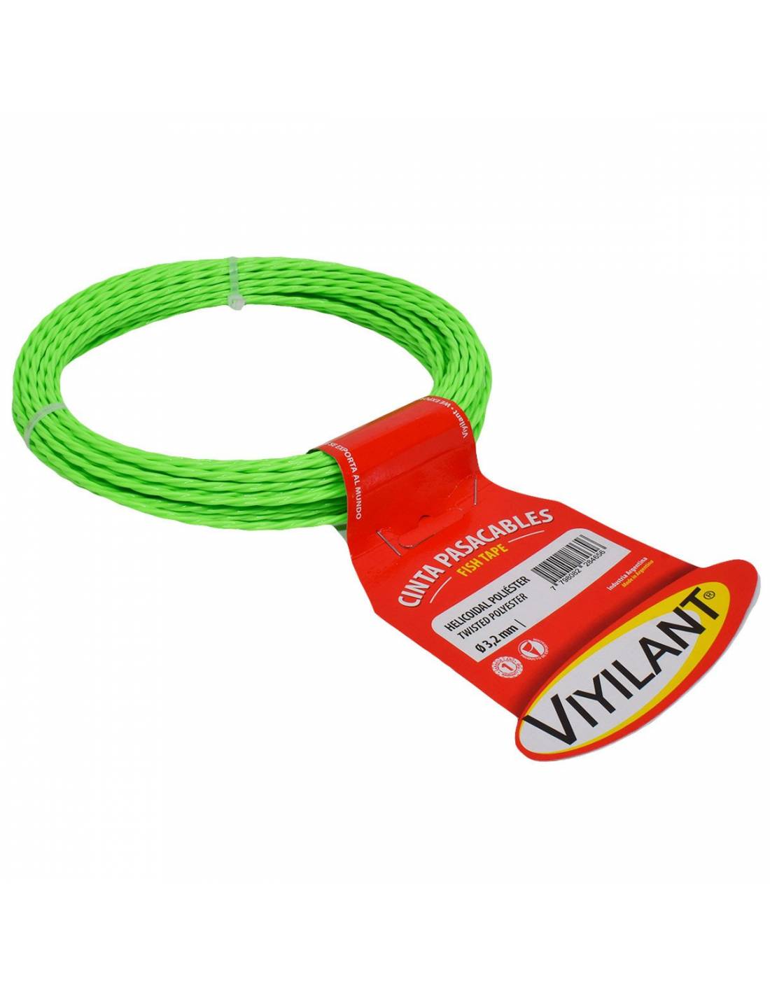 CINTA HELICOIDAL POLYESTER 32 X 15M VERDE VIYILANT