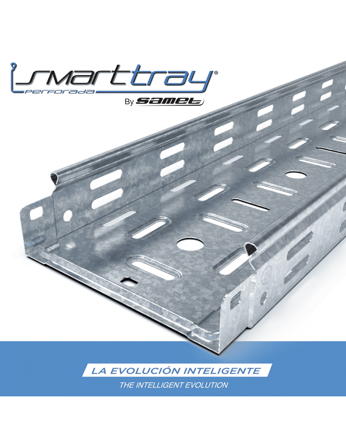 BANDEJA PERFORADA SMARTTRAY DE 50MM X 3 METROS SAMET