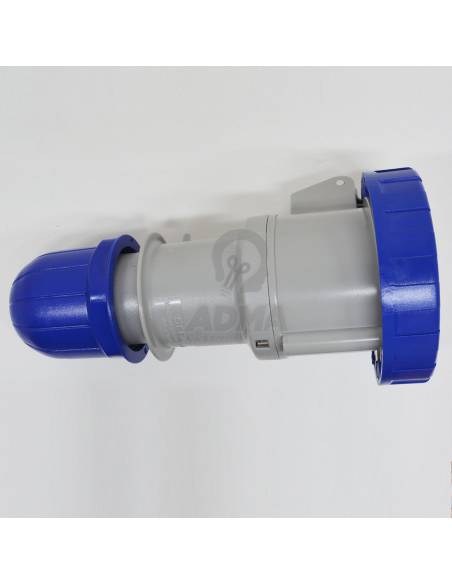 FICHA INDUSTRIAL HEMBRA IP67 2P+T 32A SCAME OPTIMA 220V PROLONGADOR