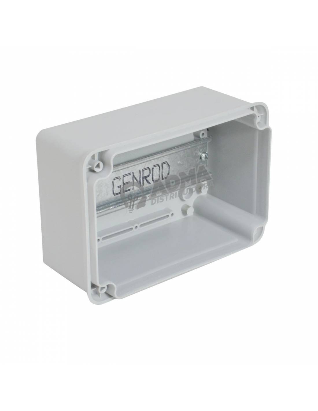 CAJA ESTANCO CON RIEL DIN IP65 115X165X110 GENROD