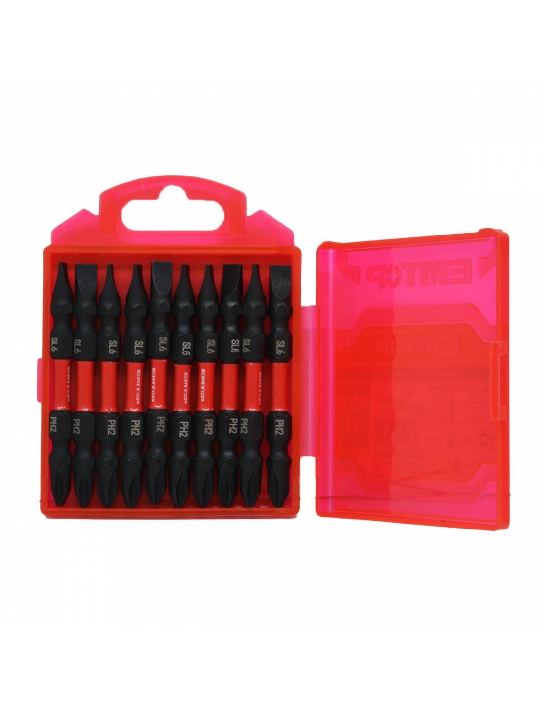 PUNTAS ALTO IMPACTO 65MM 10U PH2+SL6 EMTOP